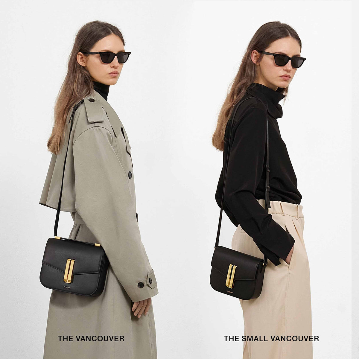 The Vancouver | Tan Small Grain Ecru Stitching | DeMellier